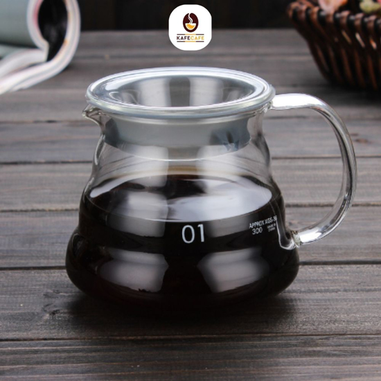 KAFECAFE. GLASS COFFEE POT 360ML